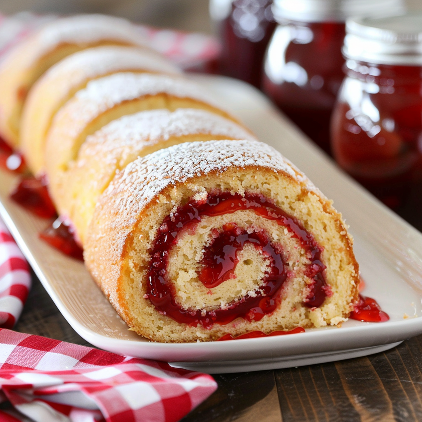 Old-Fashioned Jelly Roll Cake Recipe – Classic Dessert with Tips ...