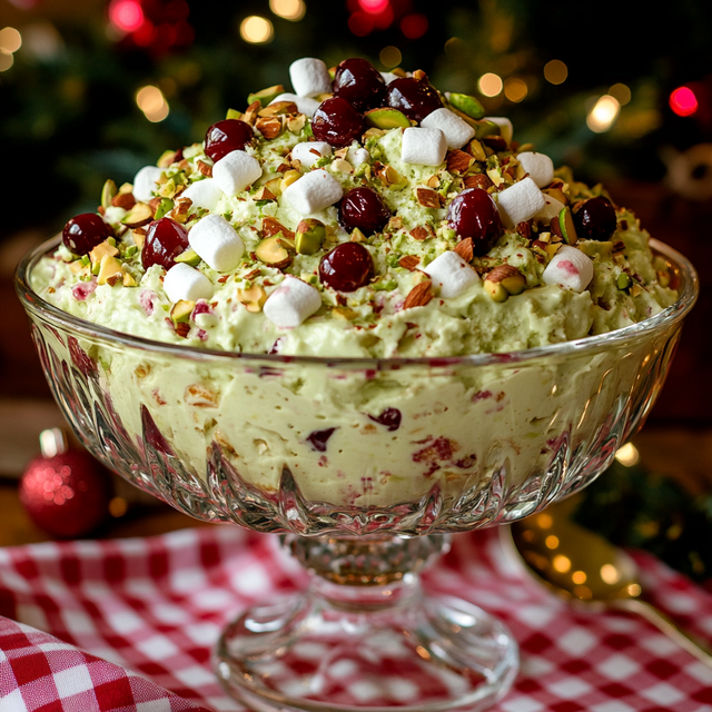 Watergate Salad with Homemade Pistachio Pudding – Grandmother's Kitchen